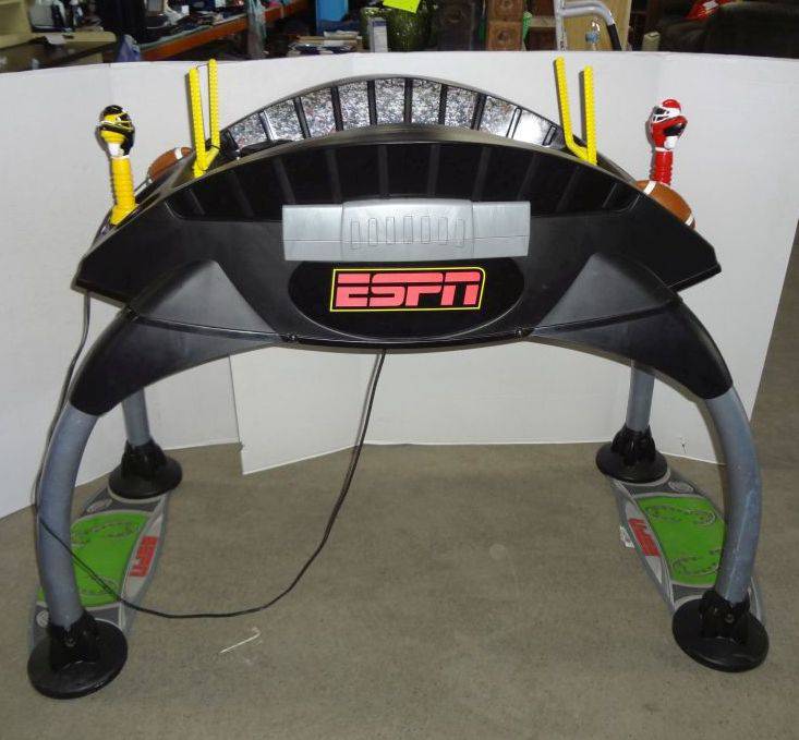 Vintage Very Collectable Fisher Price ESPN Action Football Electronic Game Table First Ever Made Indoor Electronic Game Table Play Through the Use of Multi Colored Light Up Field Display Foot Pads and