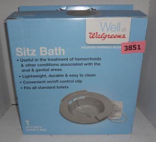 Sitz Bath by Well From Walgreens Looks New In Box 15 Sq