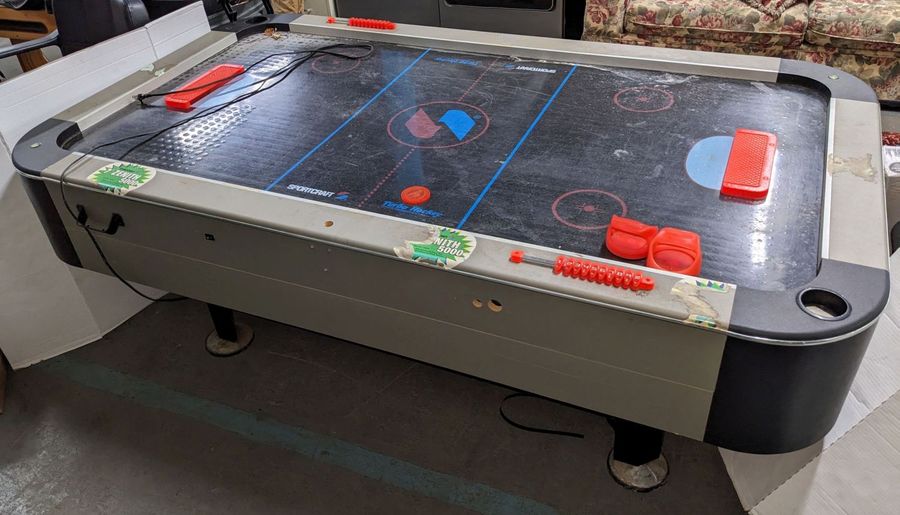 Sportcraft Air Hockey Table 107cm Air Powered Hockey Table With 2