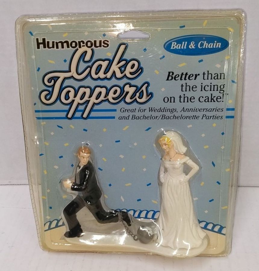 Ball And Chain Cake Topper