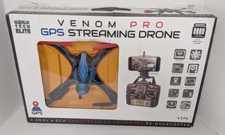 Venom Pro GPS Streaming Drone Looks Very Good Condition Needs Charging Plug Otherwise Looks Complete Was Told It Works As Is In Original Box